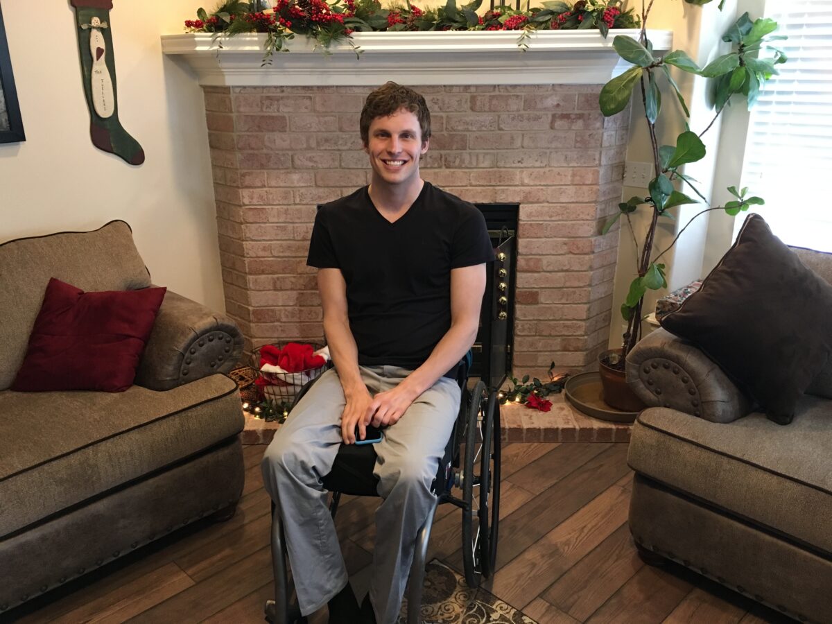 Carson Tueller continues to swim, play the flute after being paralyzed ...